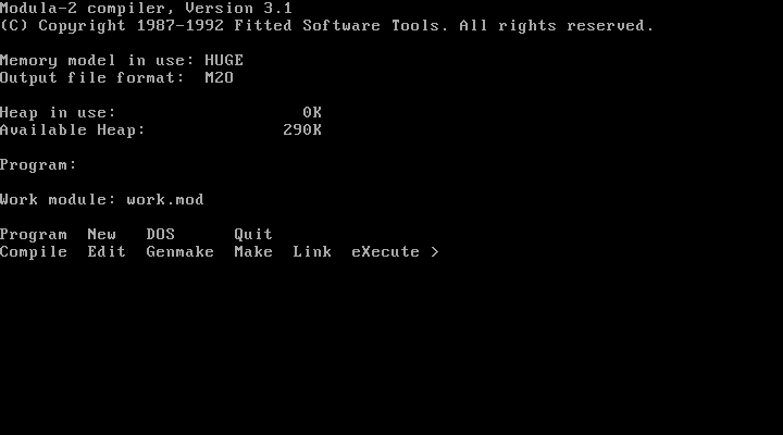 Modula-2 (Fitted y TopSpeed) | Bitácora de Javier Gutiérrez Chamorro (Guti)