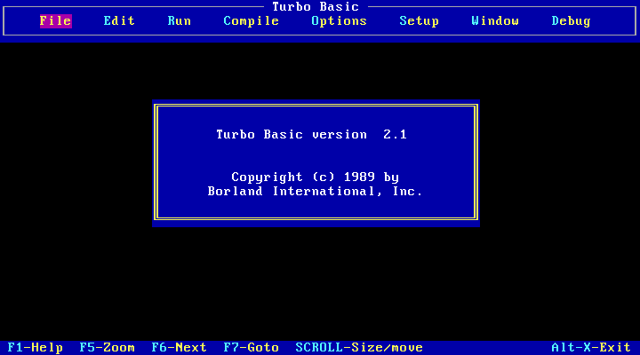 El misterio con Borland Turbo BASIC 2.1 | Bitácora de Javier Gutiérrez ...